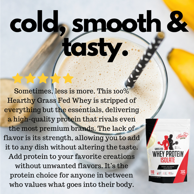 What is Cold Pressed Undenatured Whey? – Hearthy Foods