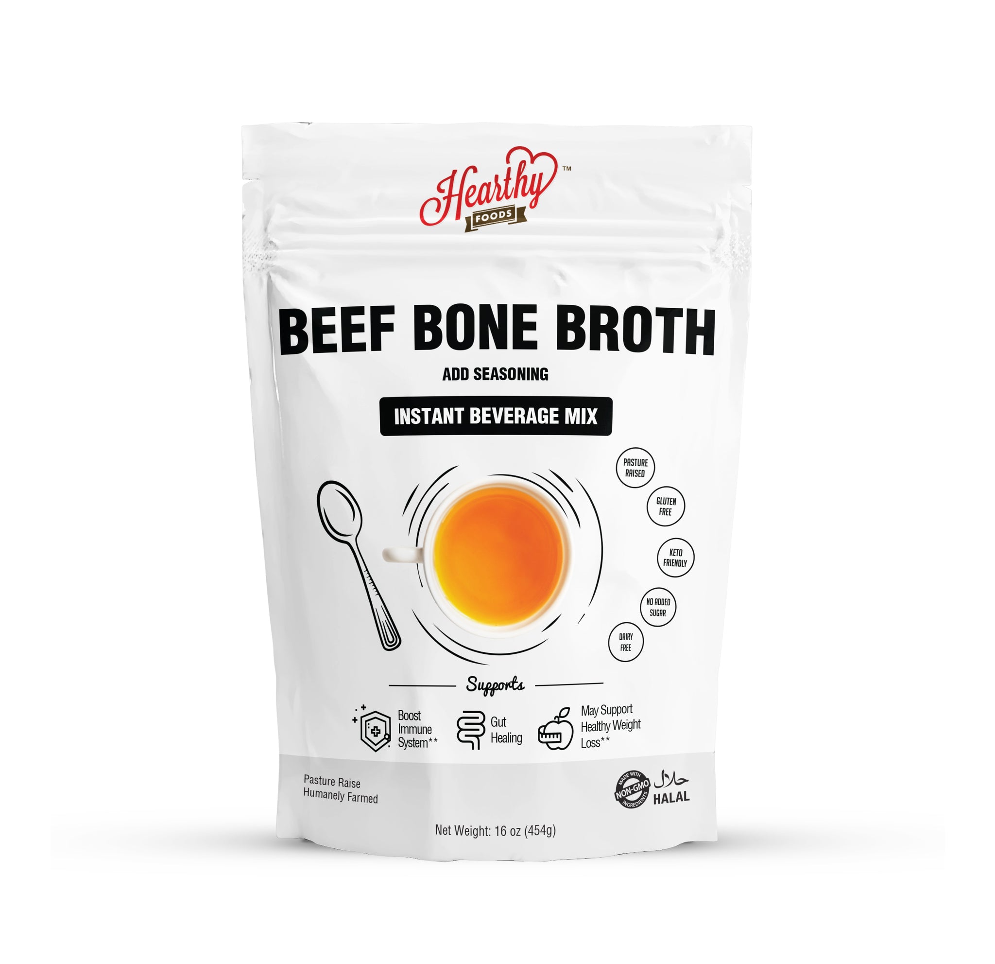 Beef Bone Broth Halal – Hearthy Foods