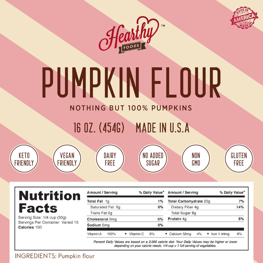 Pumpkin Flour – Hearthy Foods