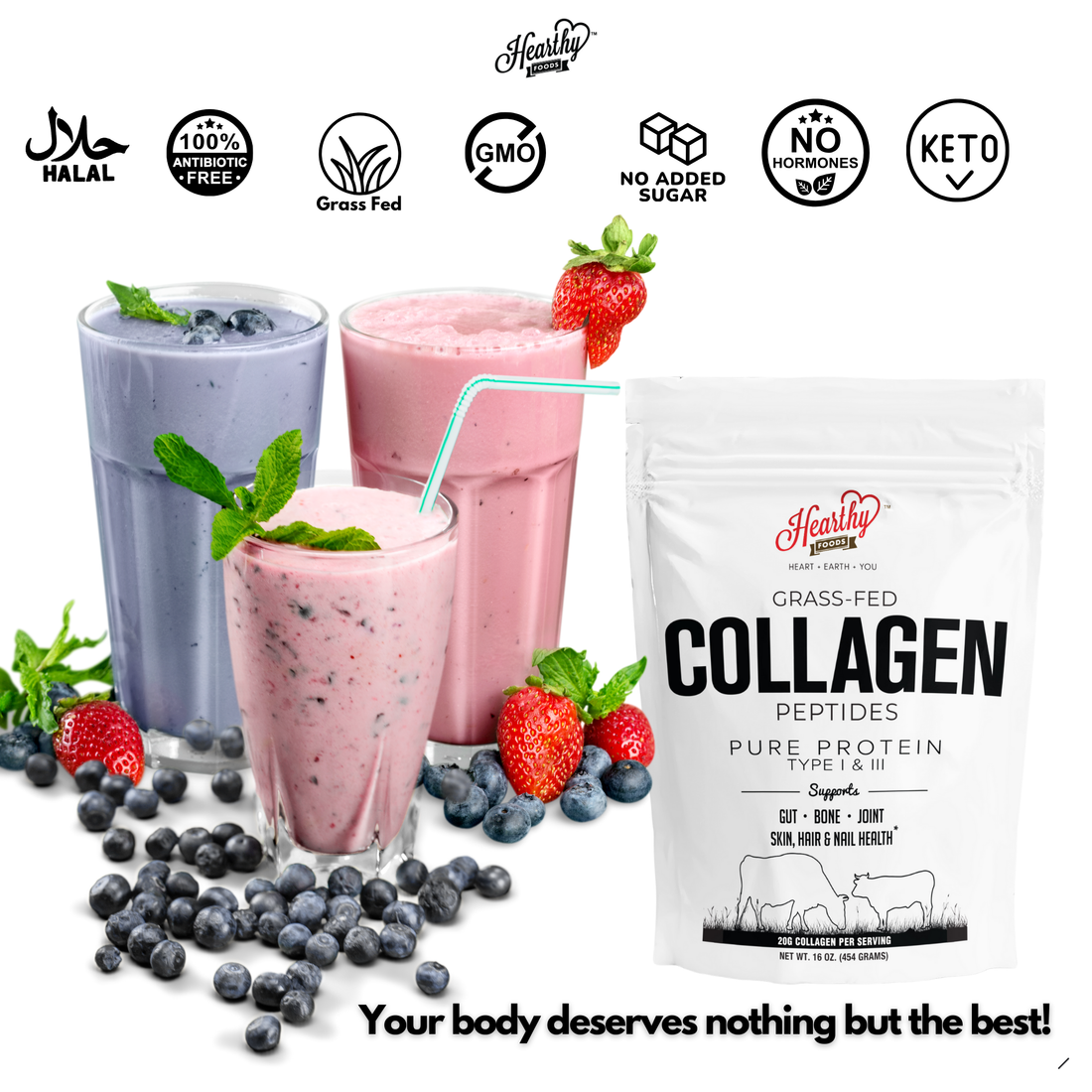 Grass-Fed Collagen – Hearthy Foods