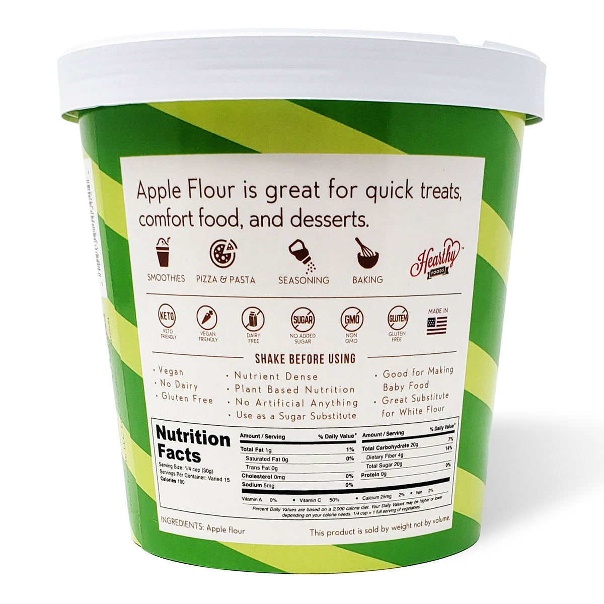 Apple Flour - Gluten-Free, Non-GMO Flour Made of Apples – Hearthy Foods