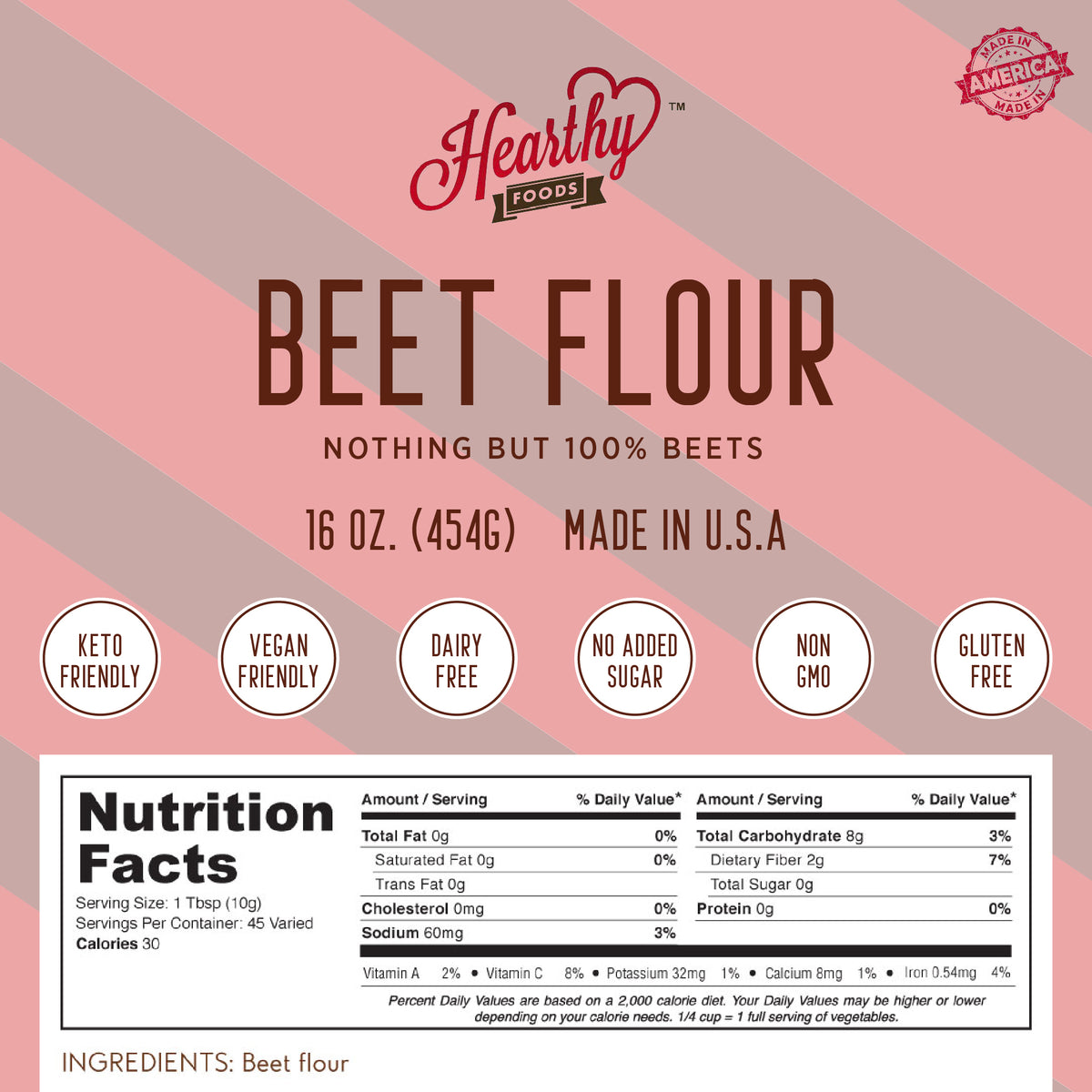 Beet Flour - Handcrafted Vegan Flour from Fresh Beets – Hearthy Foods