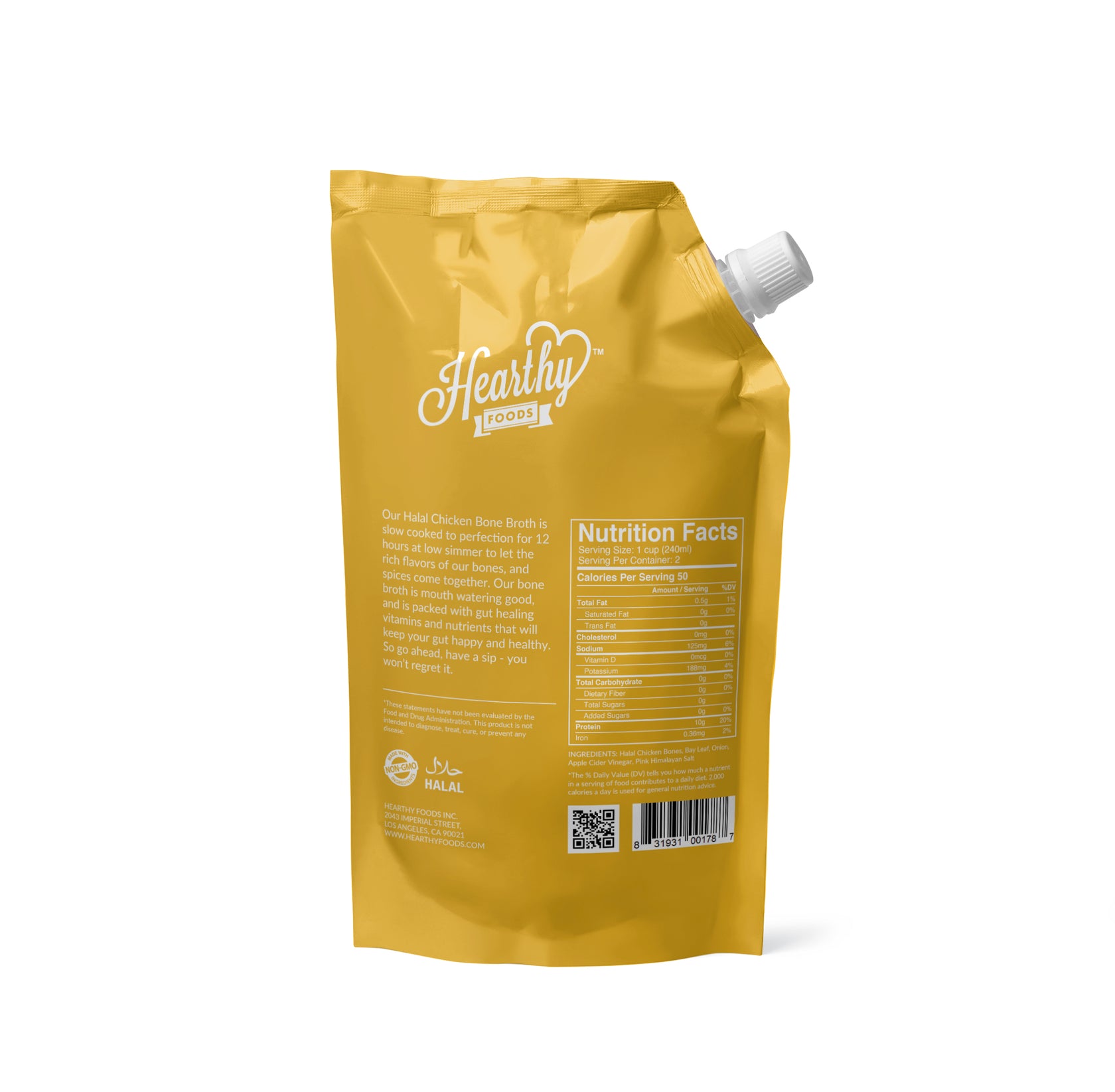 Chicken Bone Broth Halal – Hearthy Foods