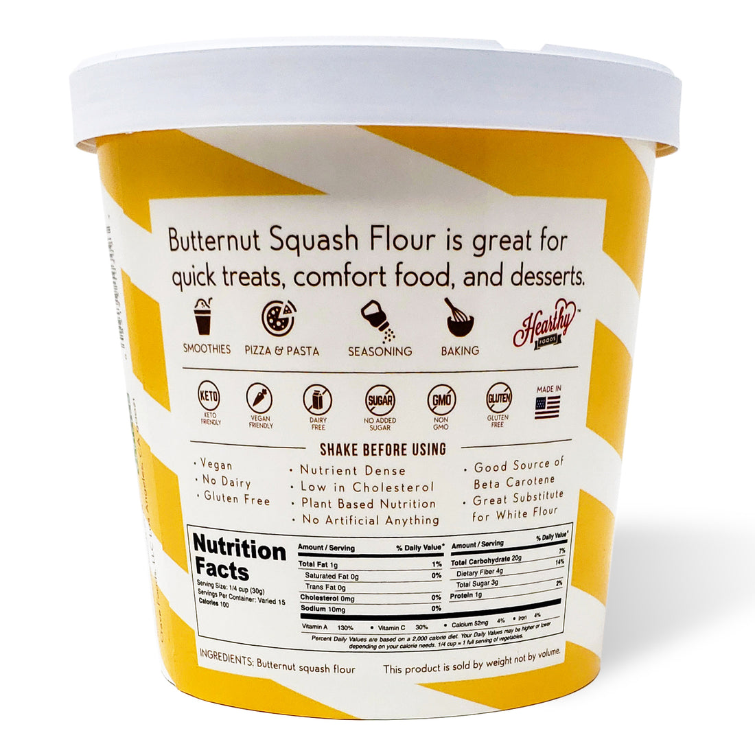 Butternut Squash Flour - Gluten-free Non-GMO Squash Flour – Hearthy Foods